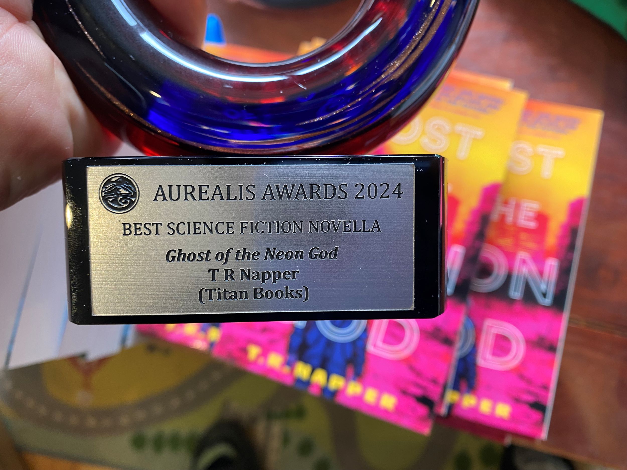 Ghost of the Neon God – Aurealis Award Winner - T.R Napper